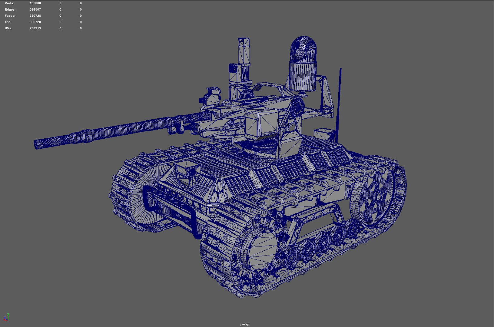 3D Sharp Claw I Chinese Tracked Unmanned Ground Vehicle UGV 3D Model ...