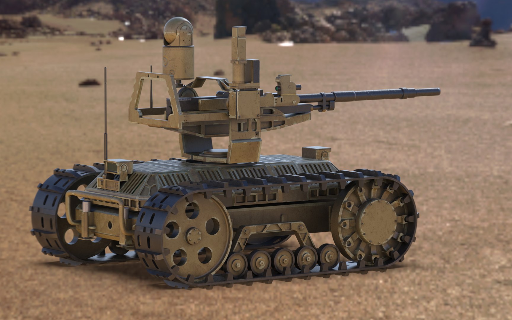 3D Sharp Claw I Chinese Tracked Unmanned Ground Vehicle UGV 3D Model ...