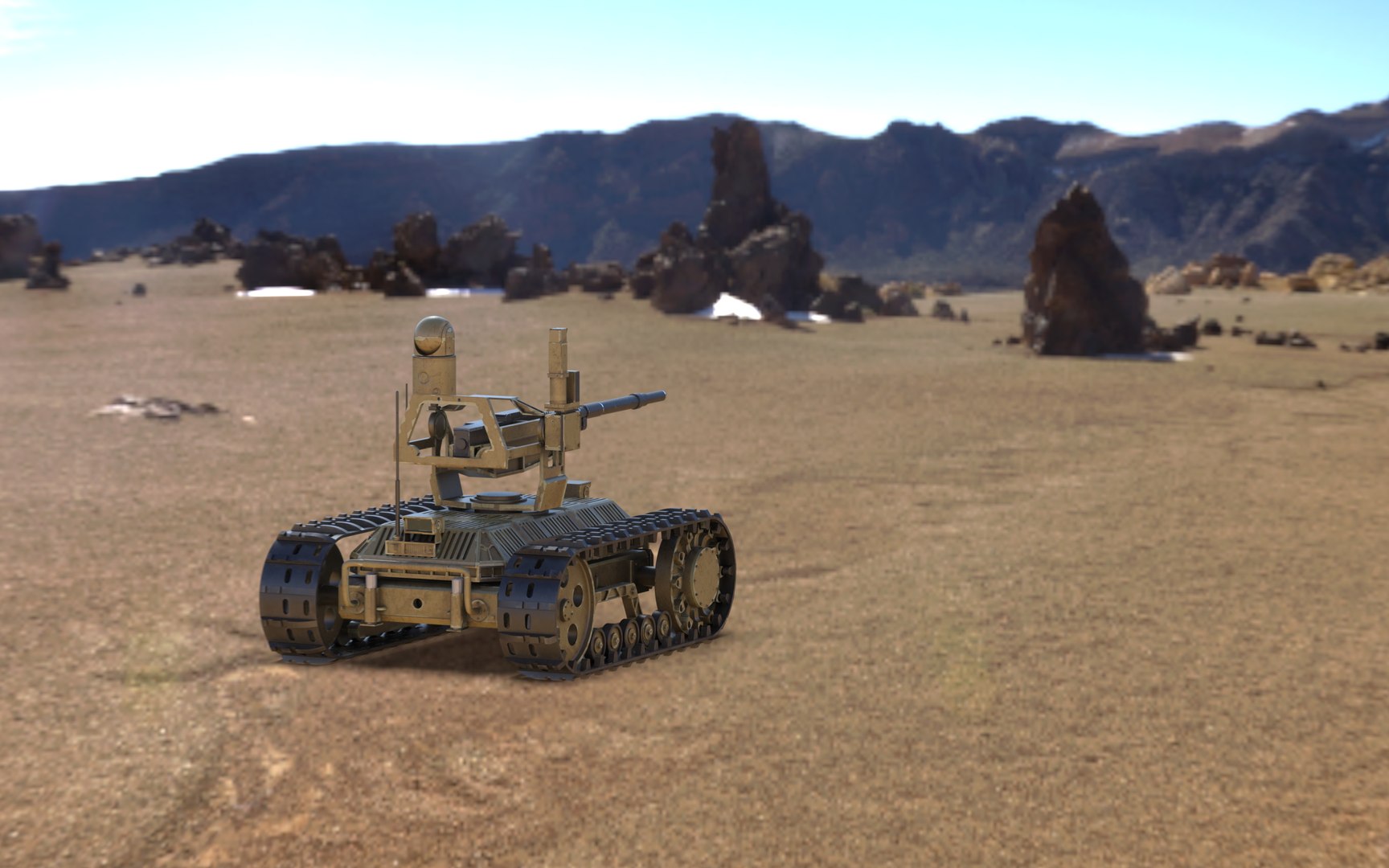 3D Sharp Claw I Chinese Tracked Unmanned Ground Vehicle UGV 3D Model ...