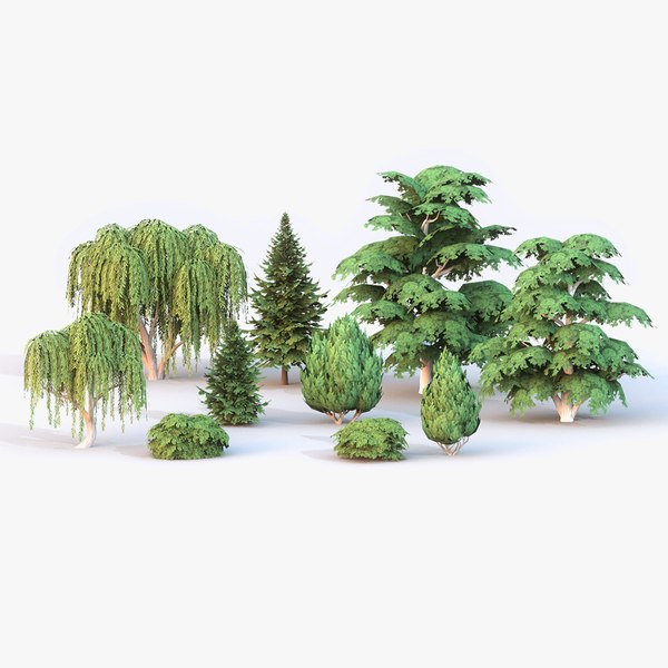 Cartoon Tree FBX Models for Download | TurboSquid