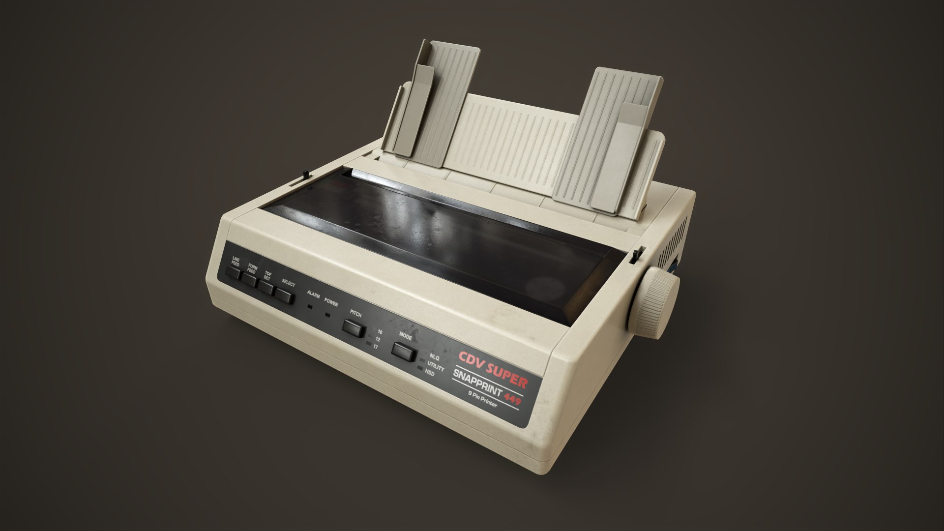 Old Printer Model - TurboSquid 2185401