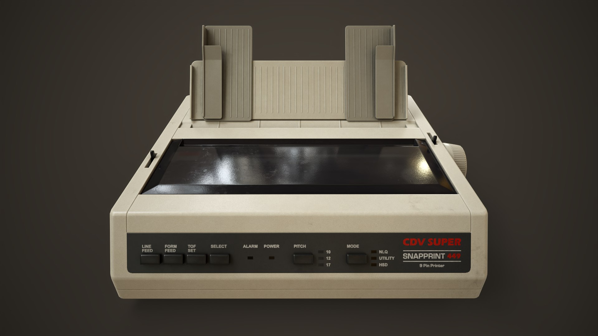 Old Printer Model - TurboSquid 2185401