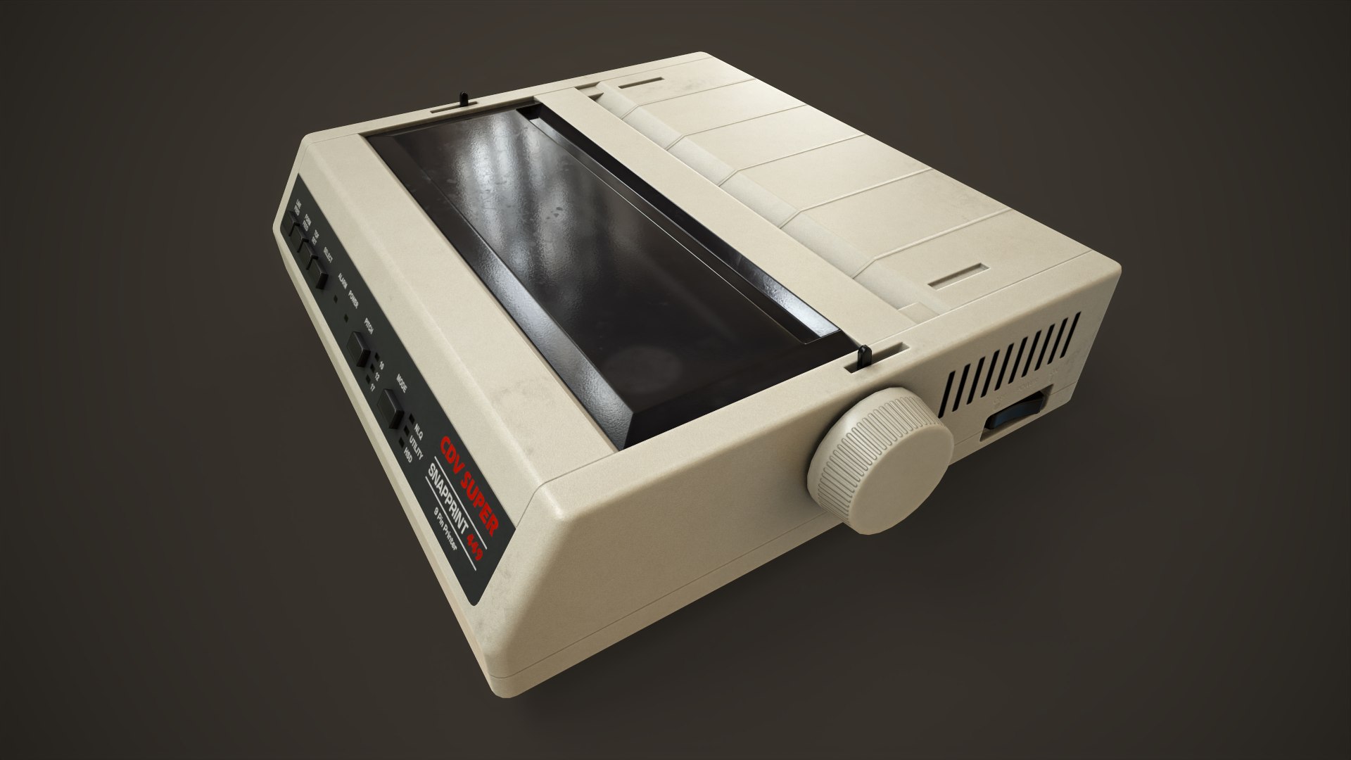 Old Printer Model - TurboSquid 2185401