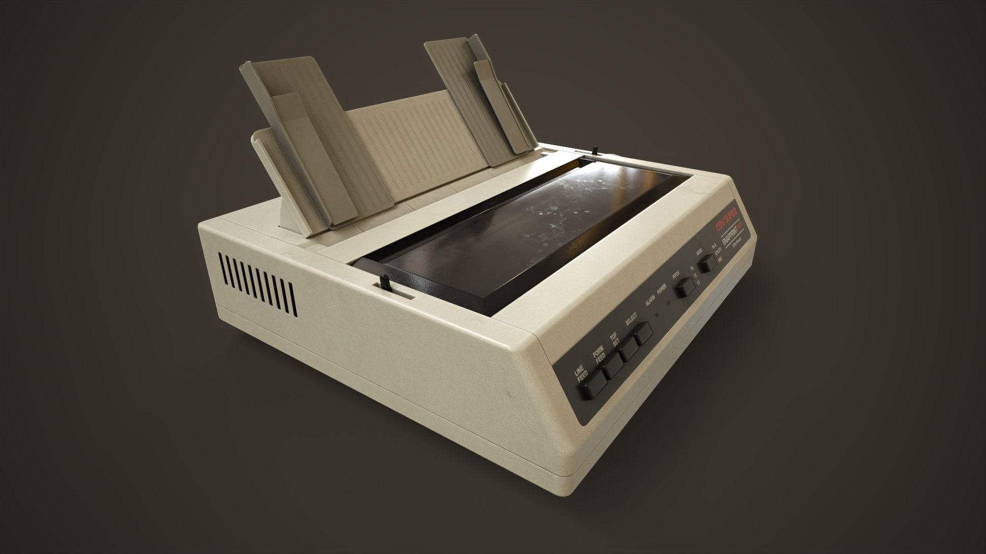 Old Printer Model - TurboSquid 2185401