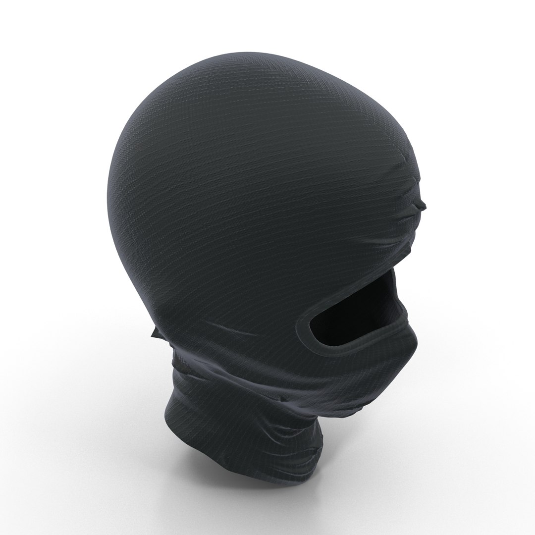 3d Model Of Swat Face Mask Modeled
