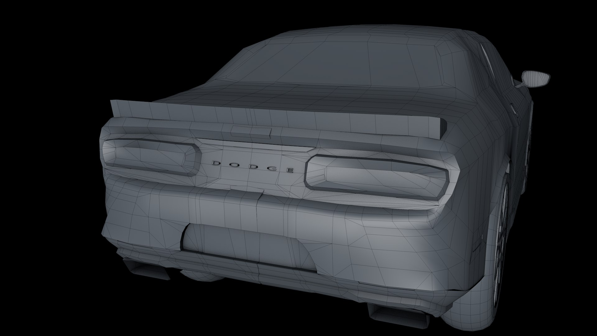 Car Dodge Challenger 3D Model - TurboSquid 1682290
