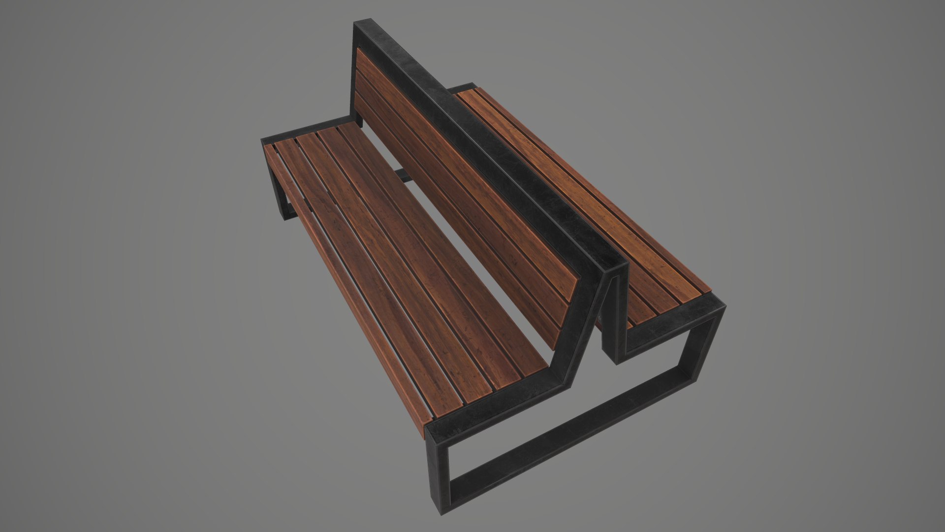 3D Ready Double Bench - TurboSquid 1517697