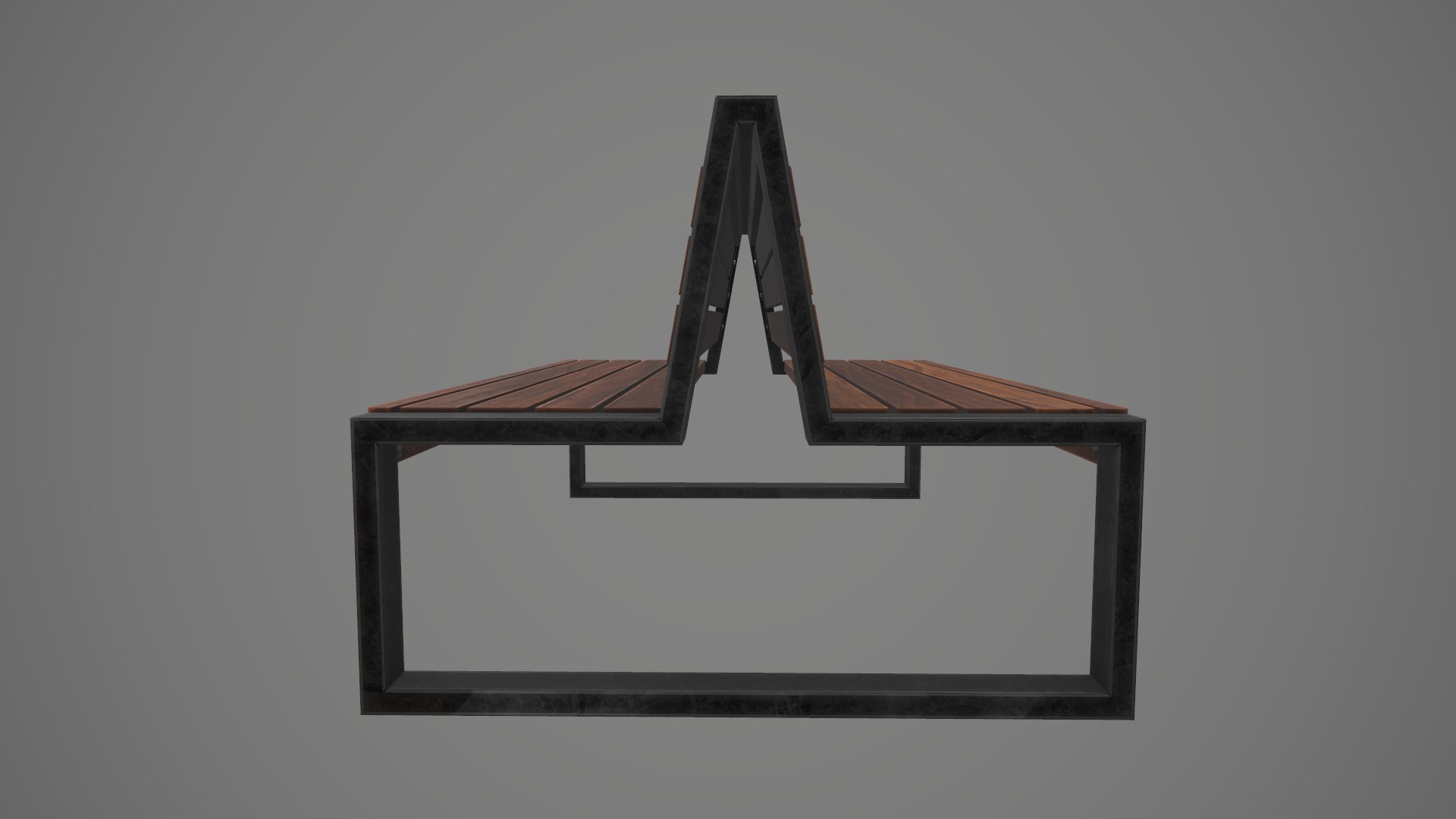 3D Ready Double Bench - TurboSquid 1517697