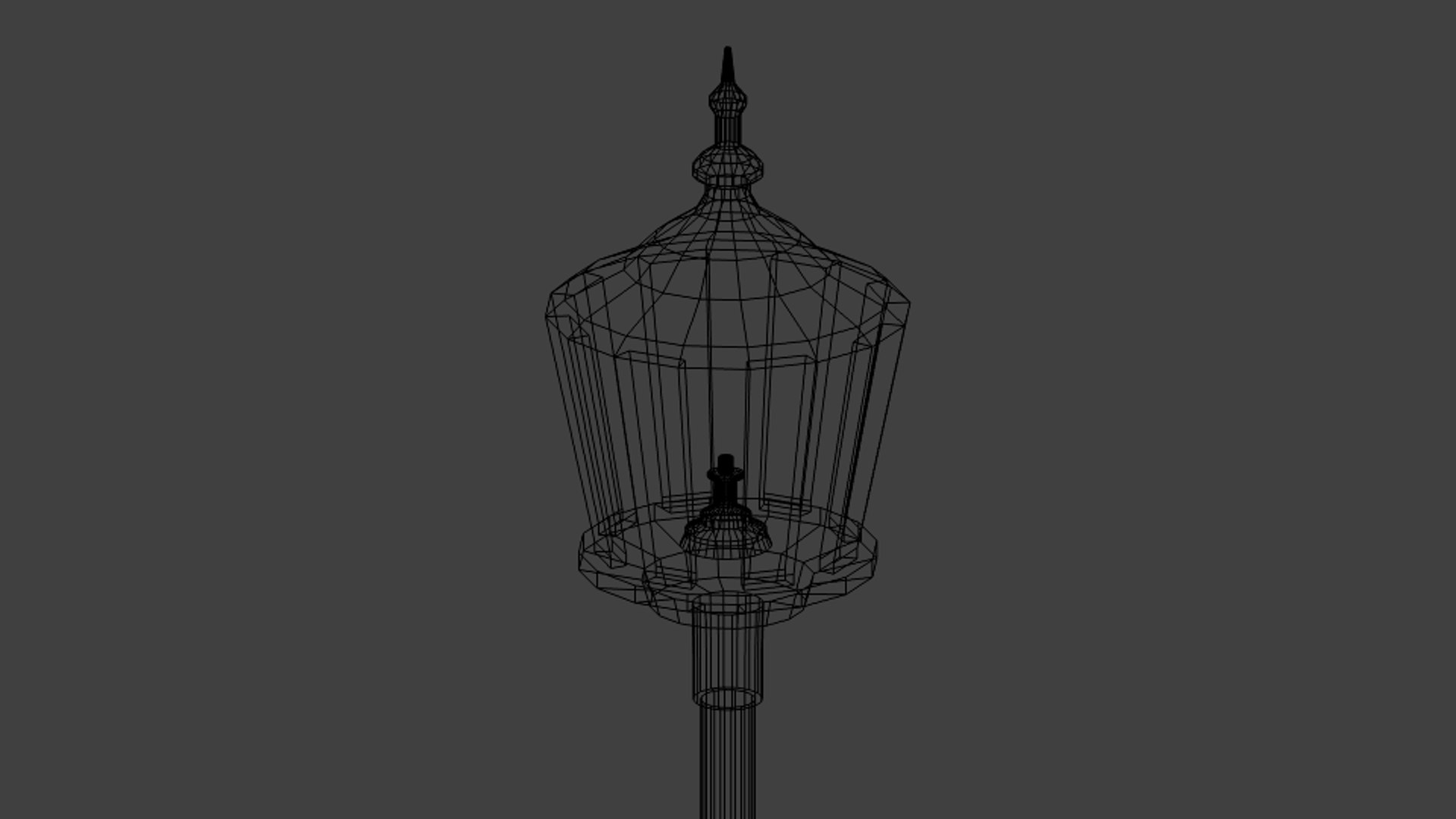 3d lamp post