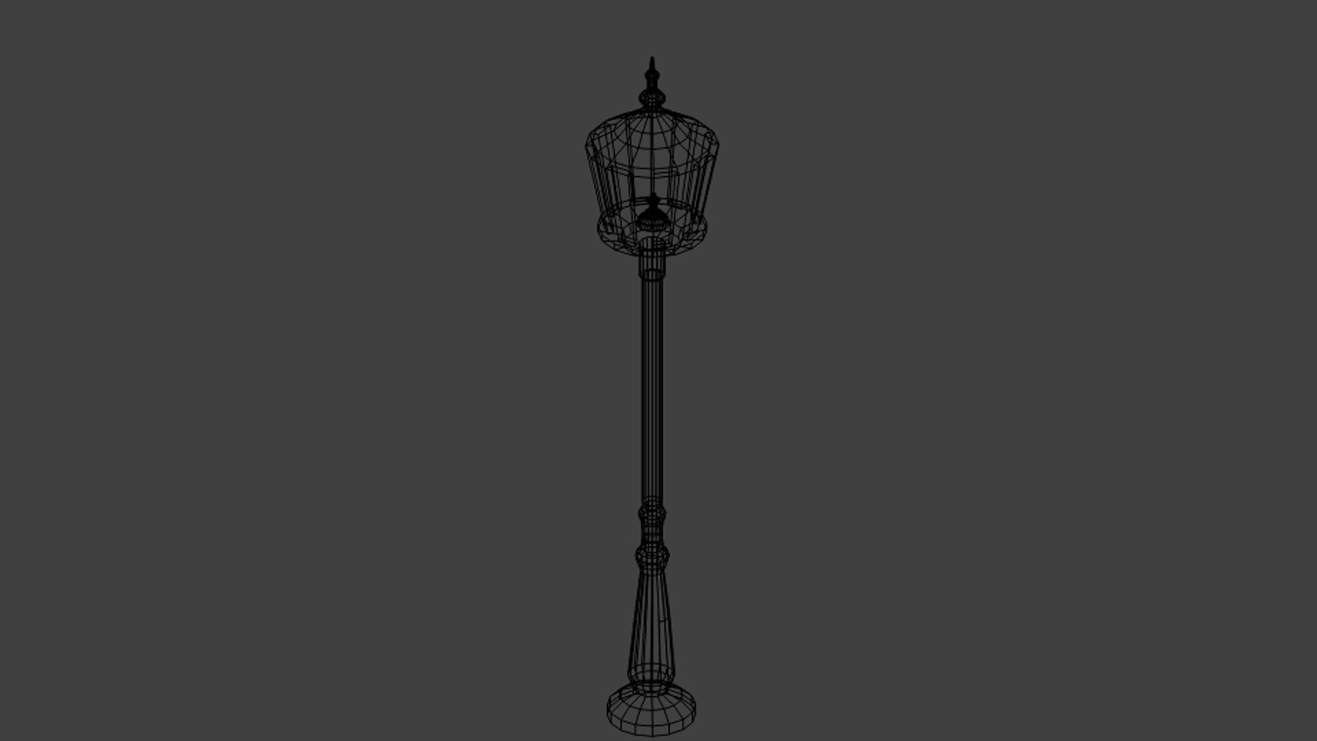 3d lamp post