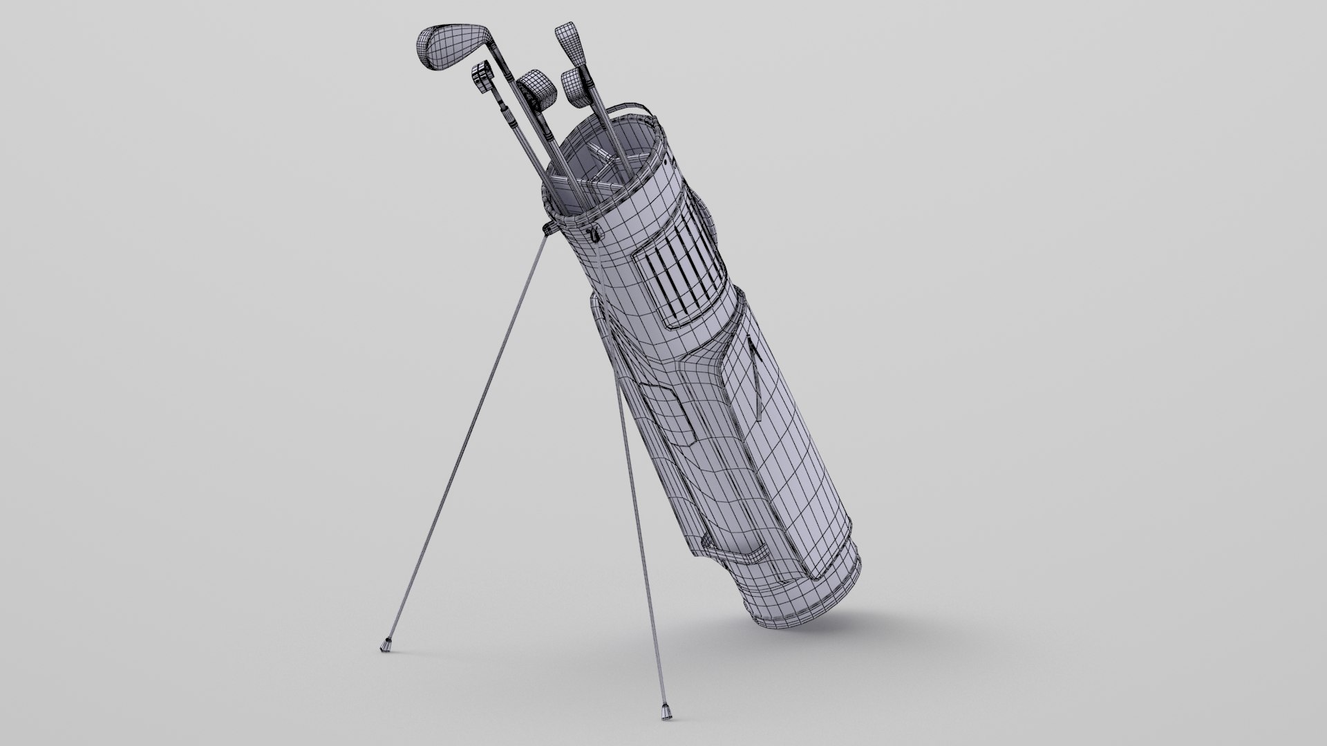 3D Golf Bag 02 Model - TurboSquid 1989543