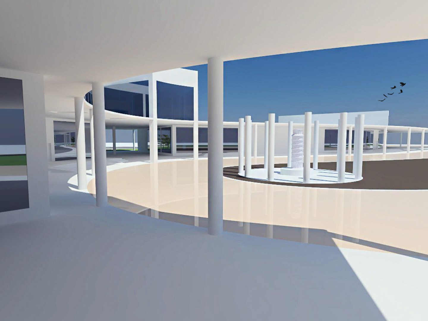 3D Model Building Art Museum - TurboSquid 1250218