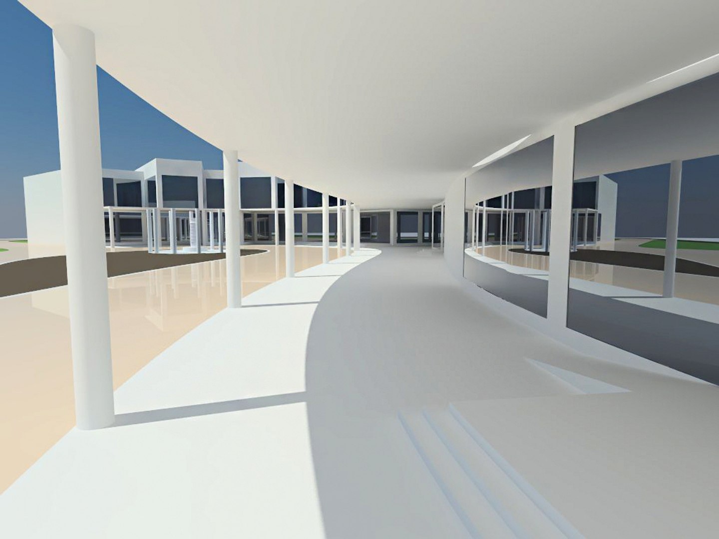 3D Model Building Art Museum - TurboSquid 1250218