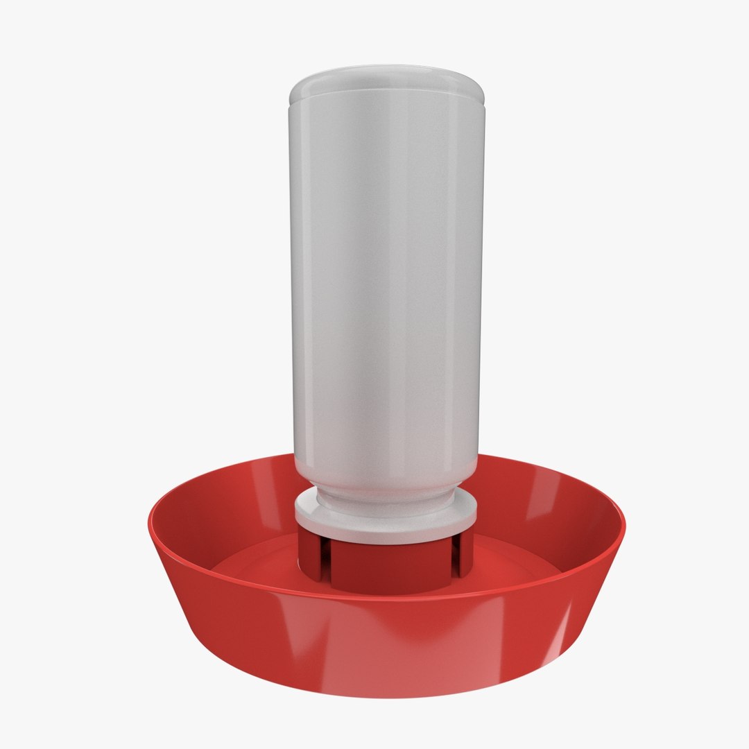 3d Chicken Feeder Model