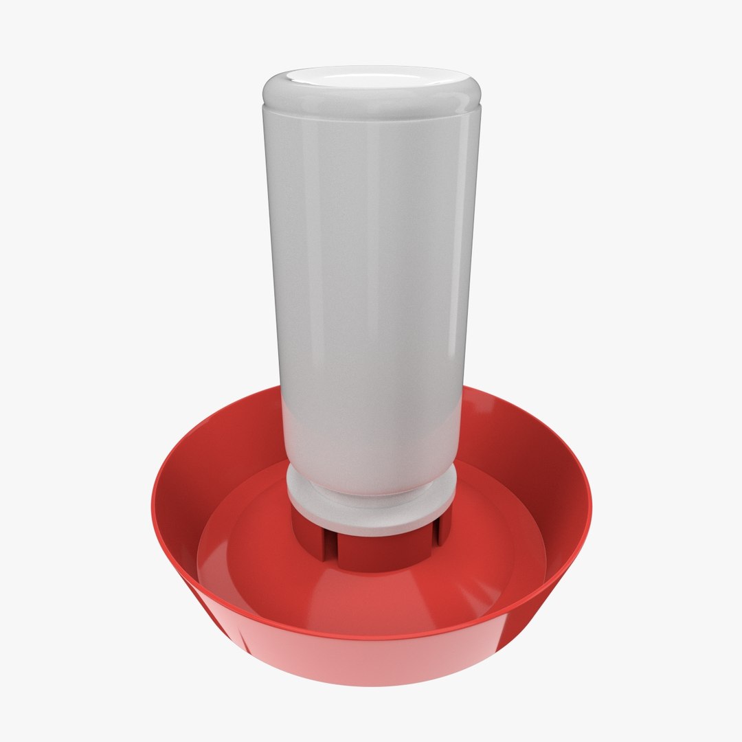 3d Chicken Feeder Model