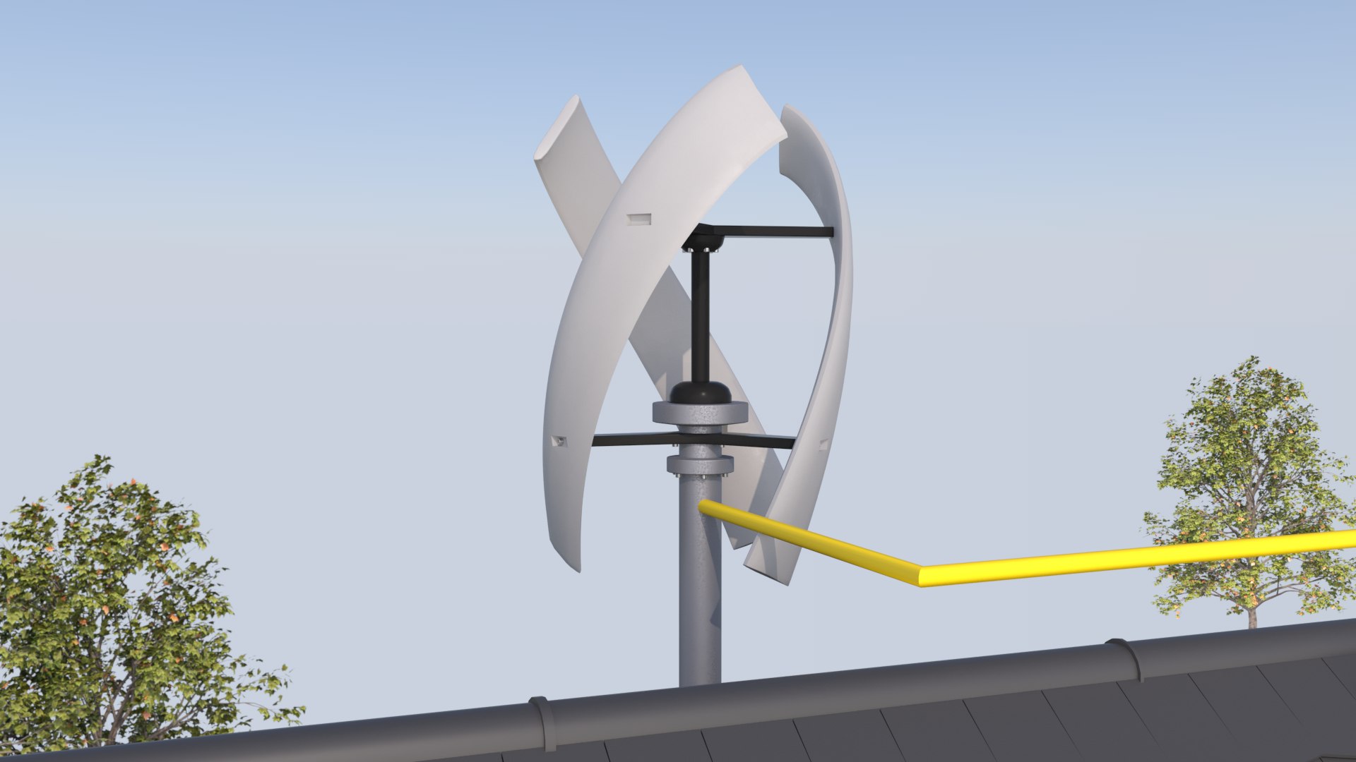 3D Home Solar Energy System Model - TurboSquid 1954648