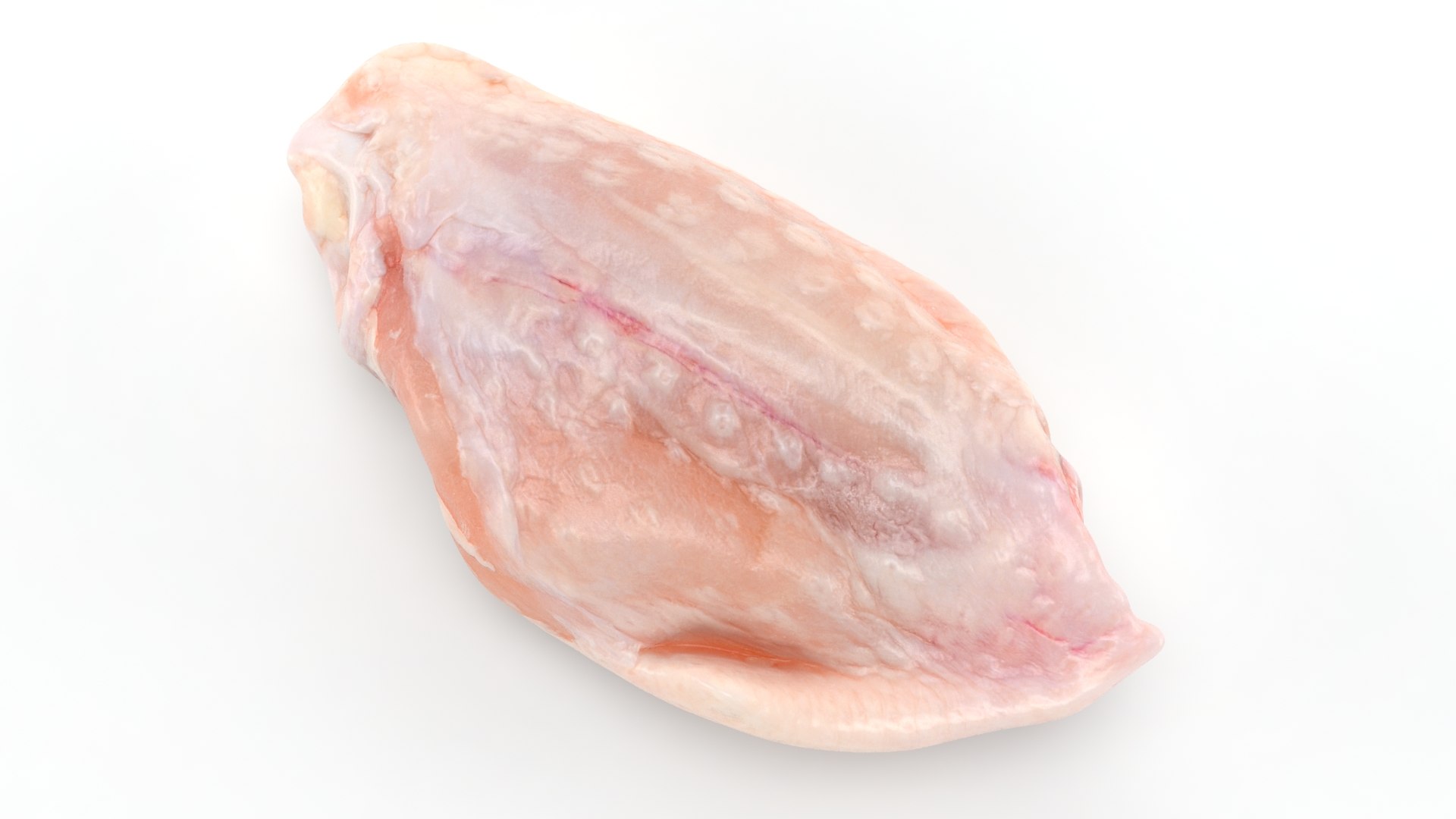 3D Model Fresh Raw Chicken Middle Wing V2 - TurboSquid 2056942