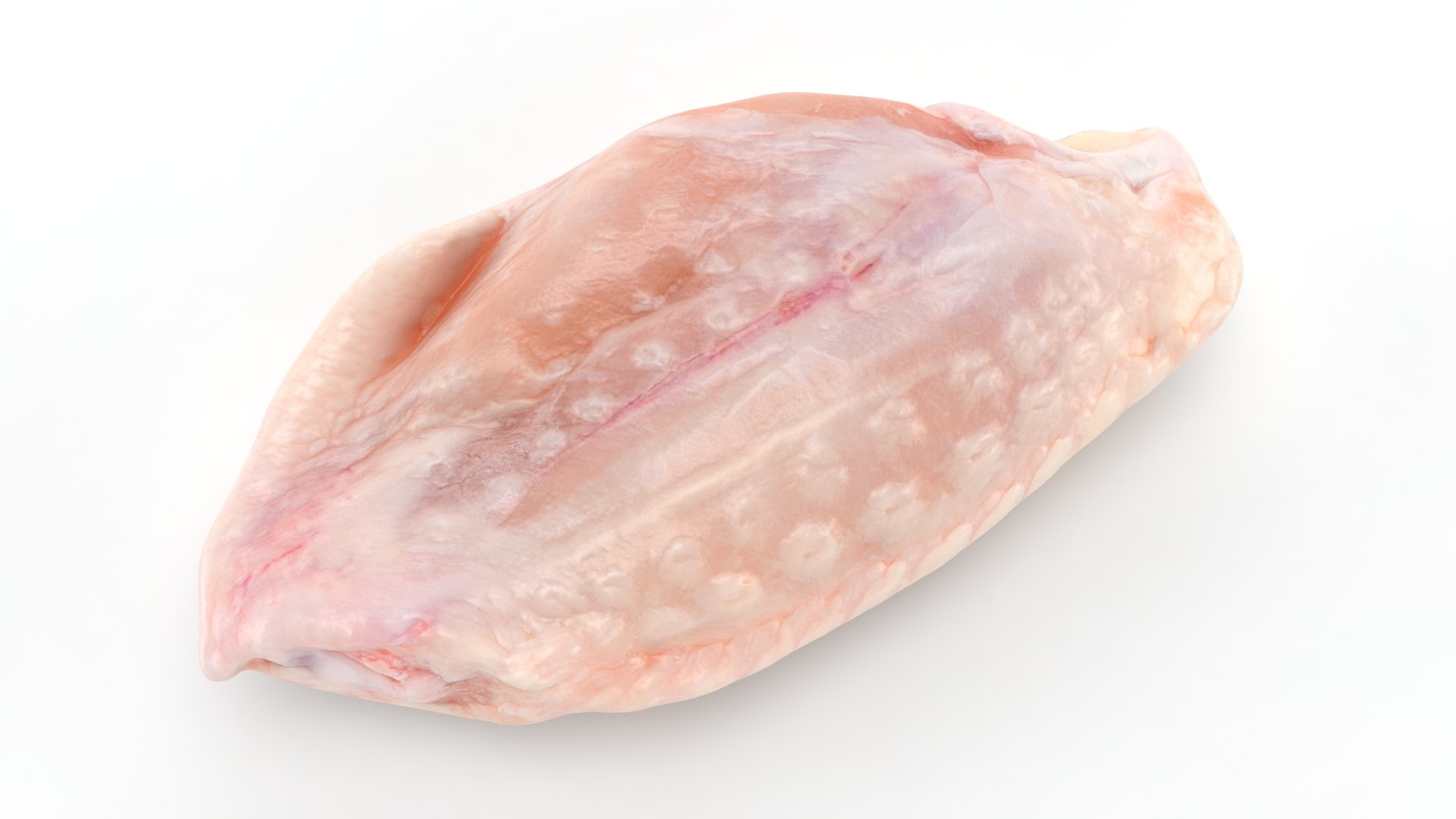 3D model Fresh Raw Chicken Middle Wing v2 - TurboSquid 2056942