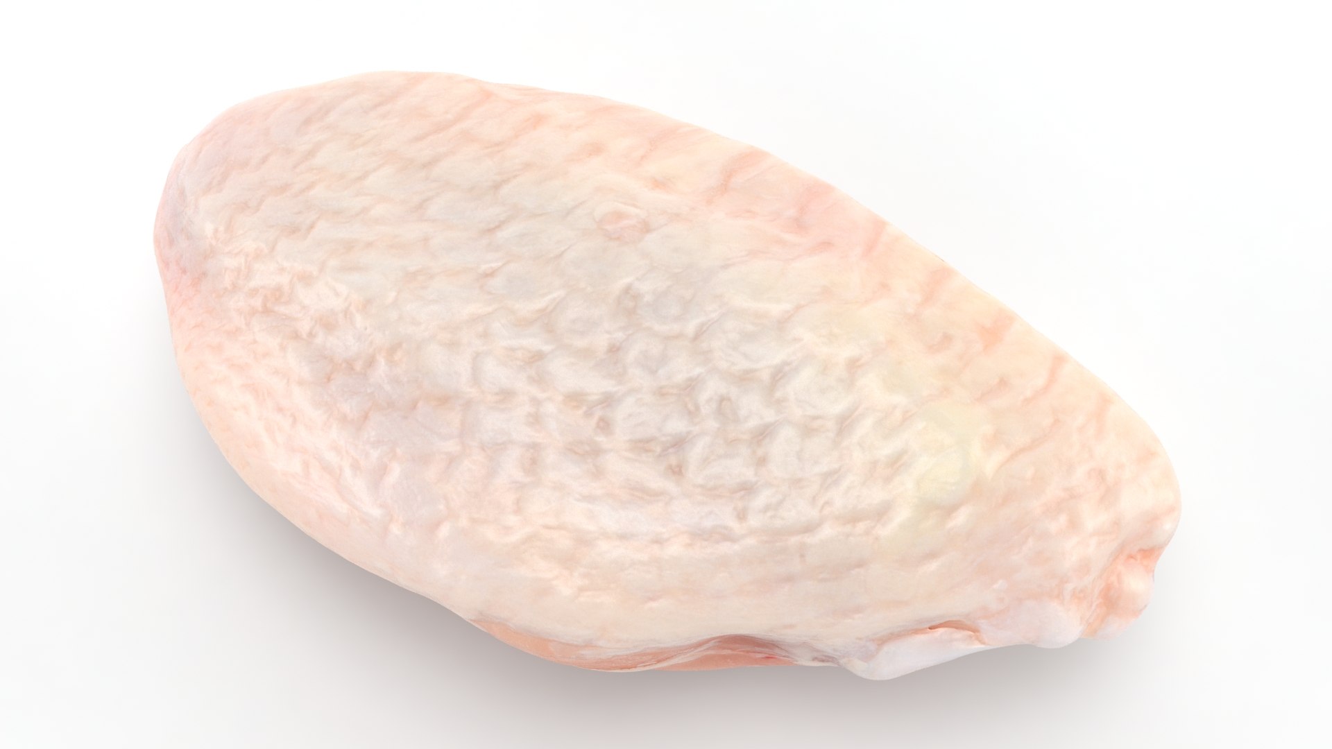 3D model Fresh Raw Chicken Middle Wing v2 - TurboSquid 2056942