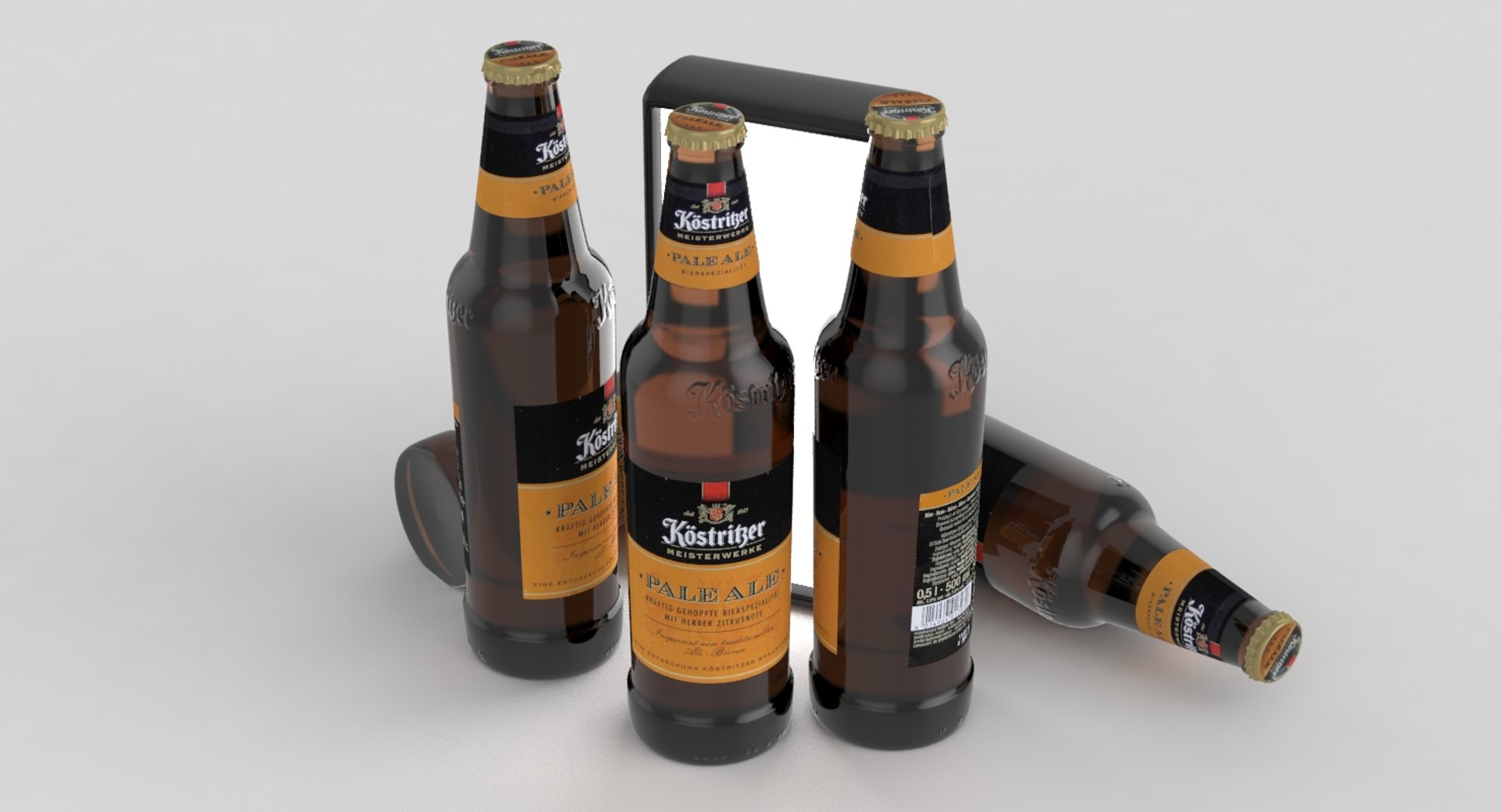 3D Beer Bottle Ale - TurboSquid 1184285