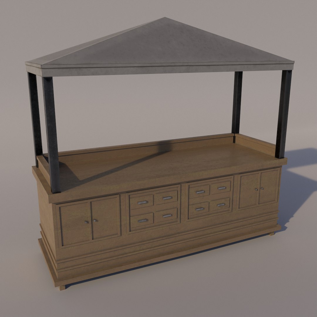 3D Kiosk - TurboSquid 2115396