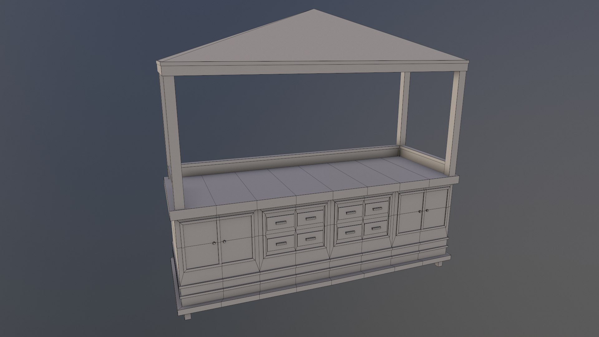 3D Kiosk - TurboSquid 2115396
