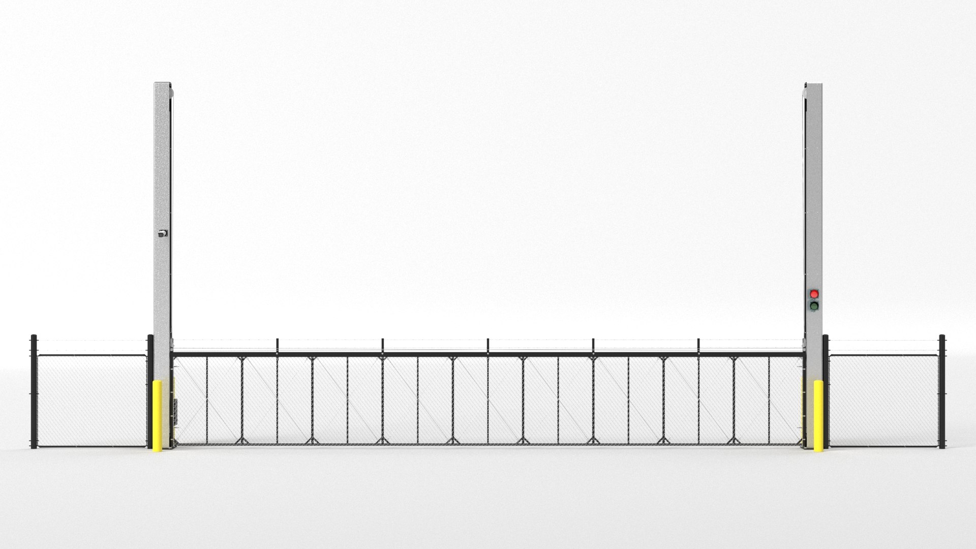 Industrial Vertical Gate 3D Model - TurboSquid 1759869