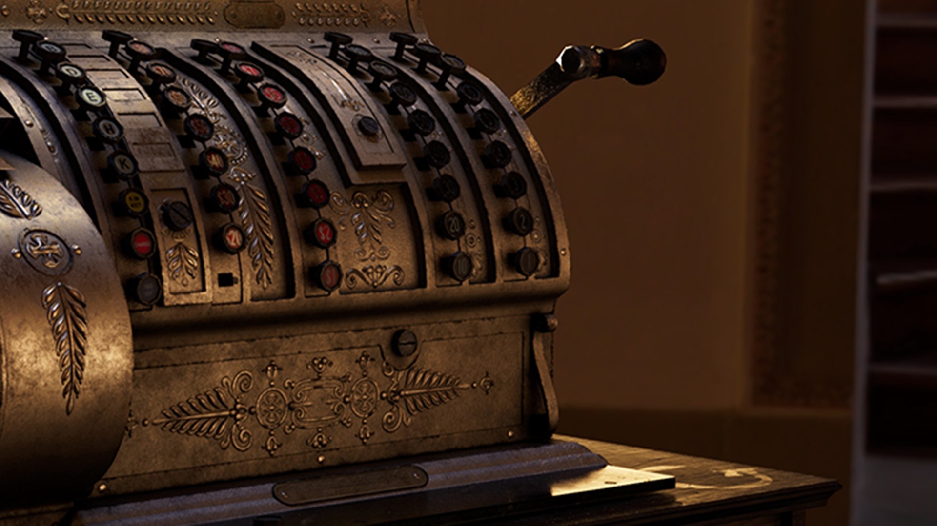 Vintage National Cash Register 3D Model - TurboSquid 2411098