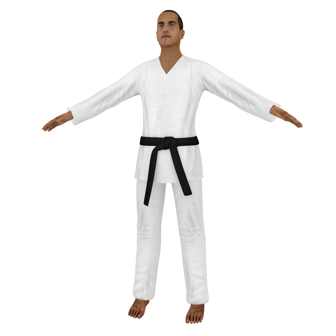 3D Rigged Karate - TurboSquid 1361130