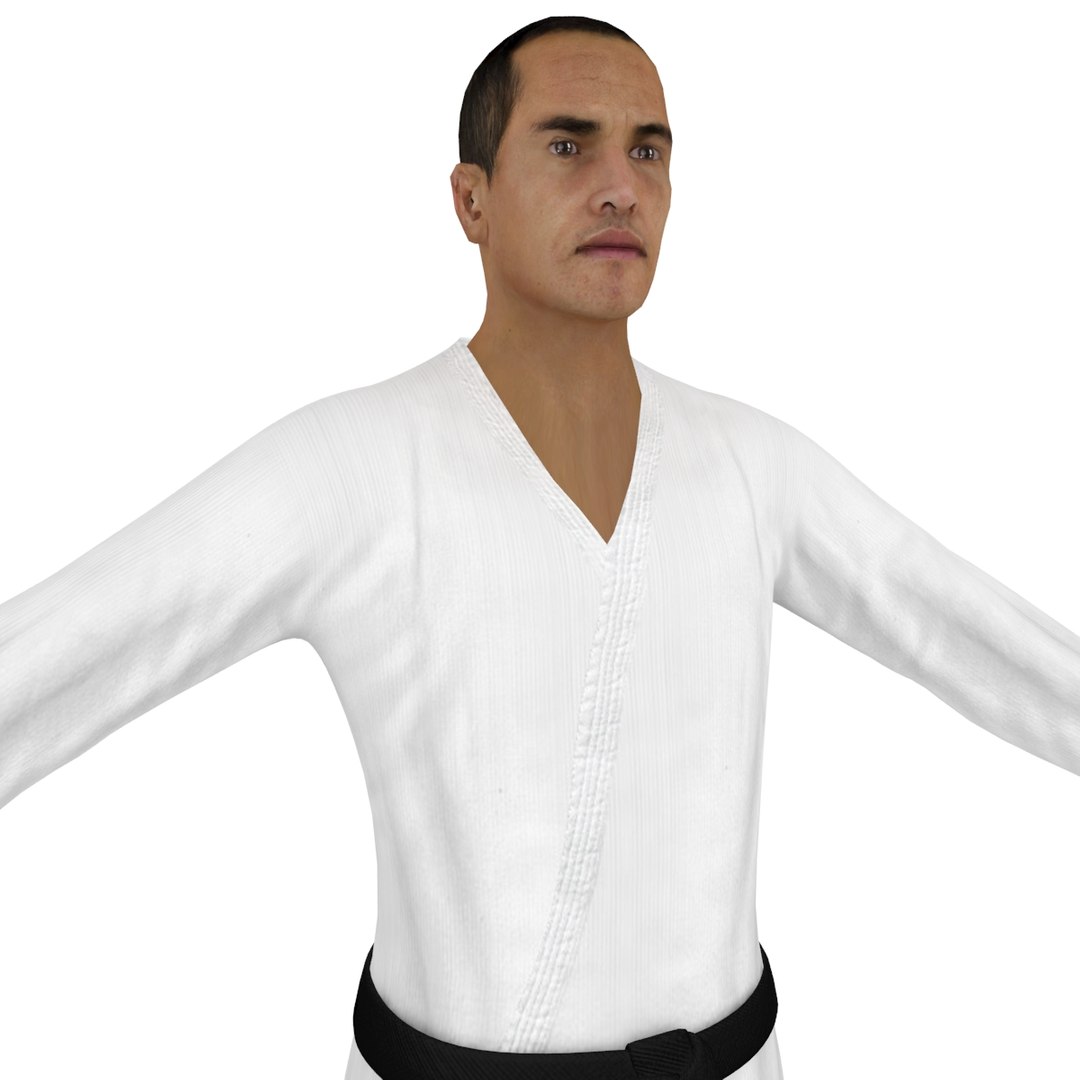 3D Rigged Karate - TurboSquid 1361130