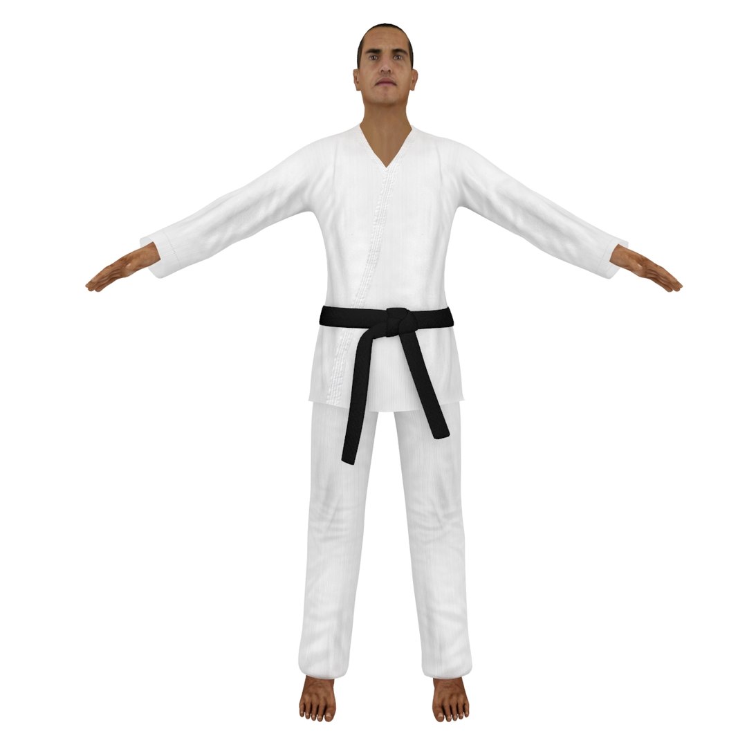 3D Rigged Karate - TurboSquid 1361130