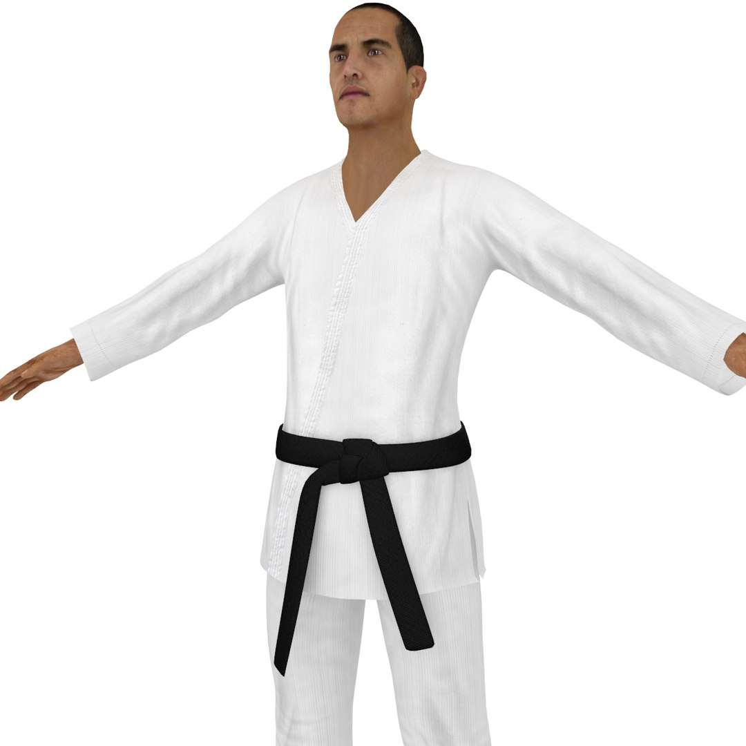 3D Rigged Karate - TurboSquid 1361130