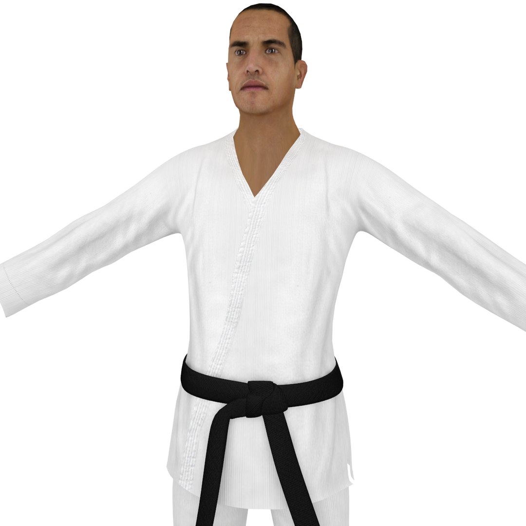 3D Rigged Karate - TurboSquid 1361130