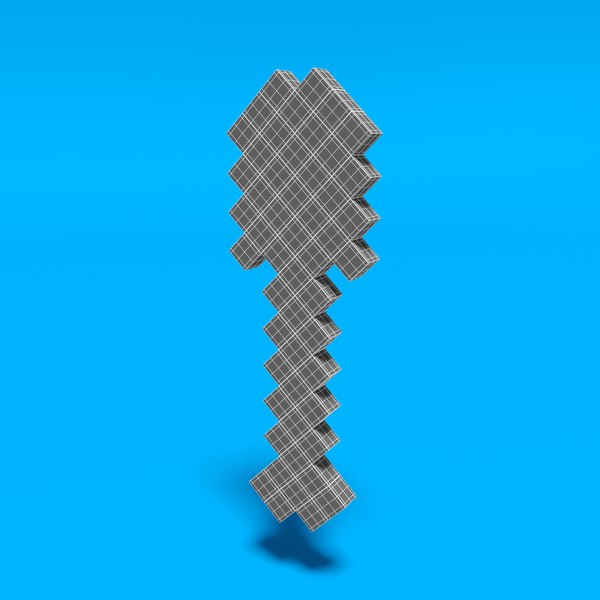 modelo 3d Minecraft Pala - TurboSquid 1381702