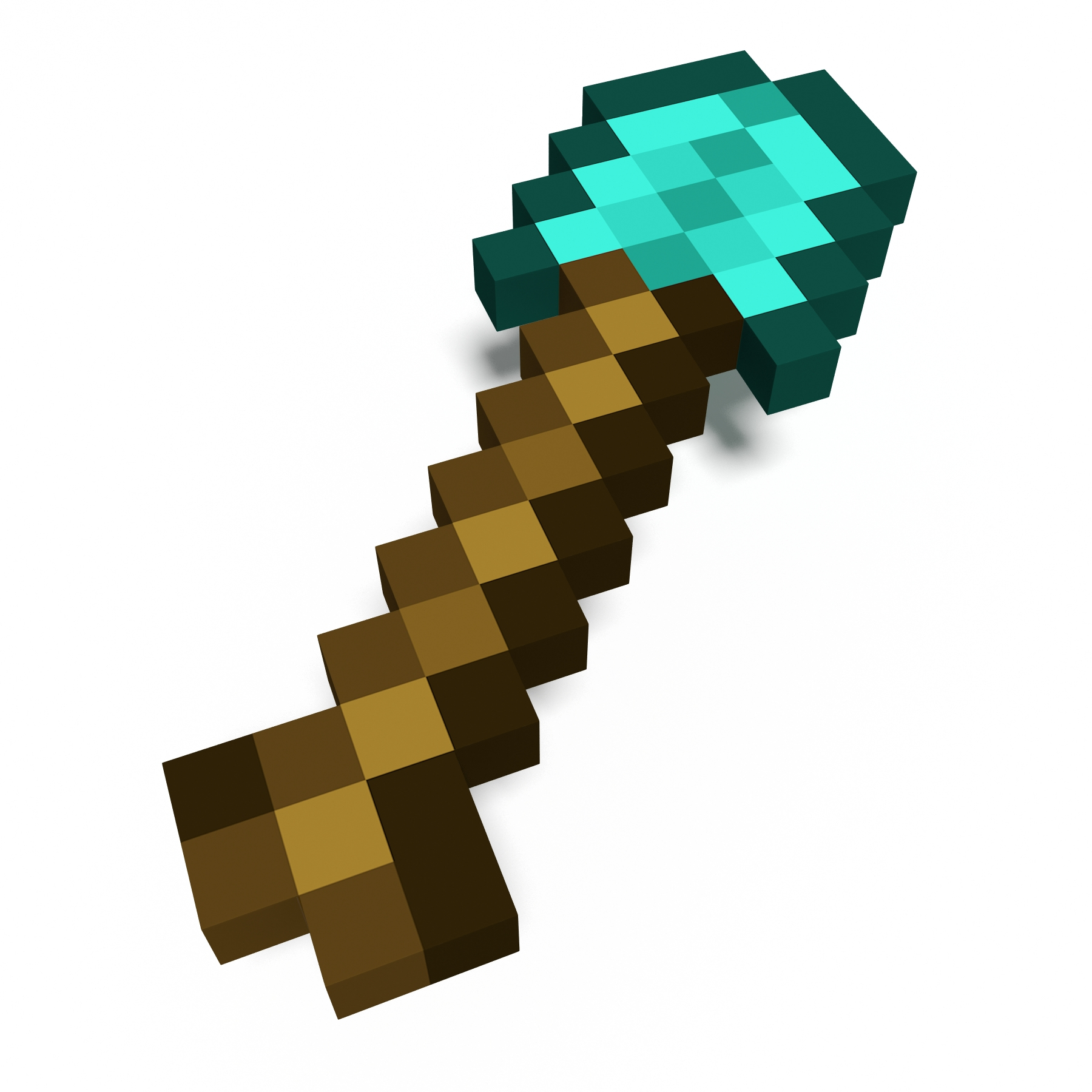 modelo 3d Minecraft Pala - TurboSquid 1381702