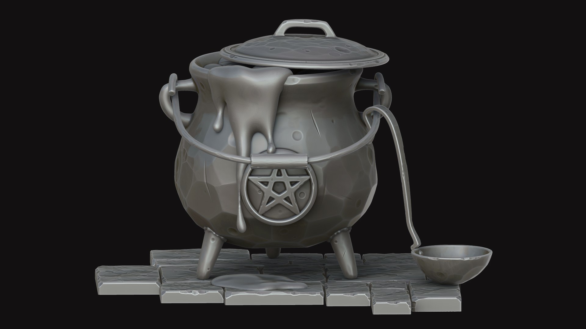 Stylized Cauldron 3D Model - TurboSquid 1812676