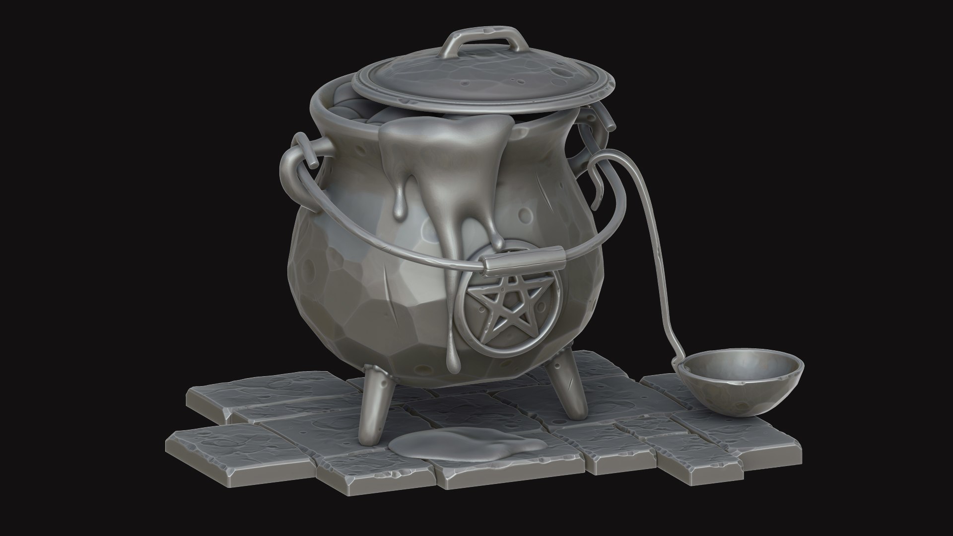 Stylized Cauldron 3D Model - TurboSquid 1812676