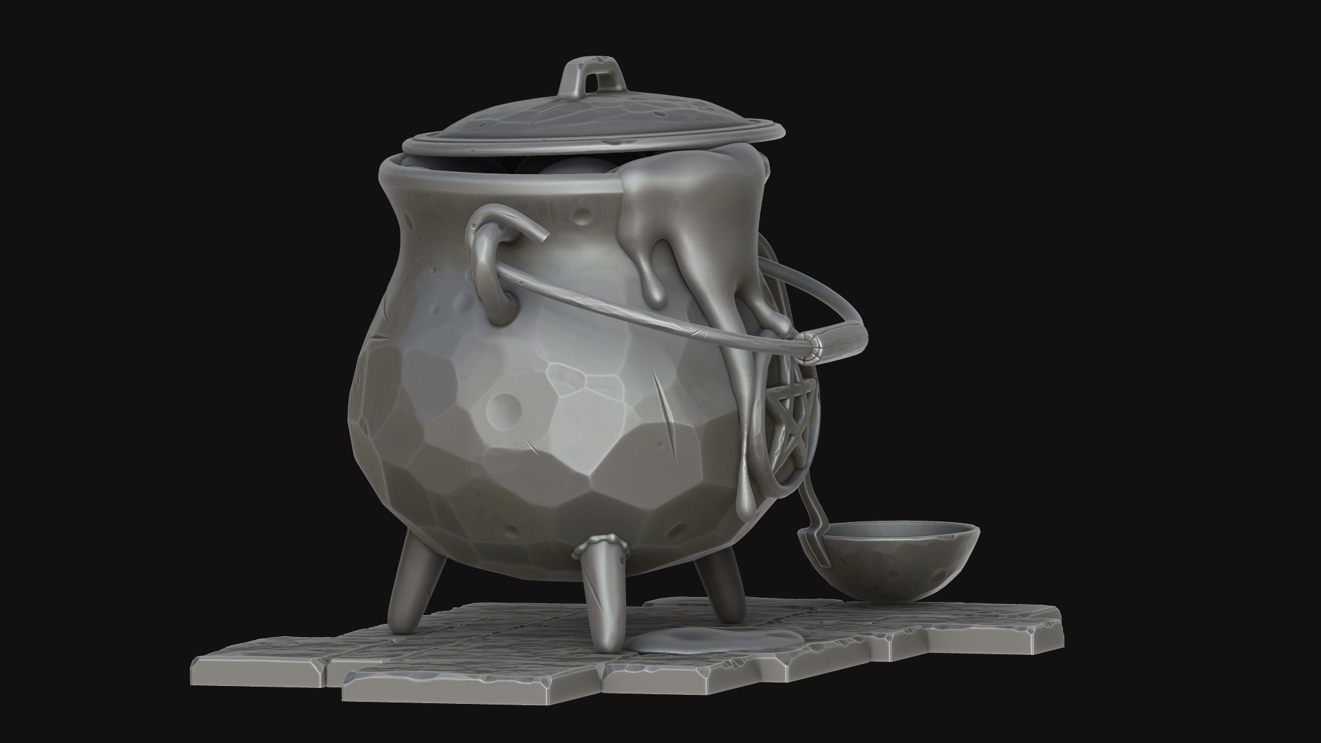 Stylized Cauldron 3D Model - TurboSquid 1812676