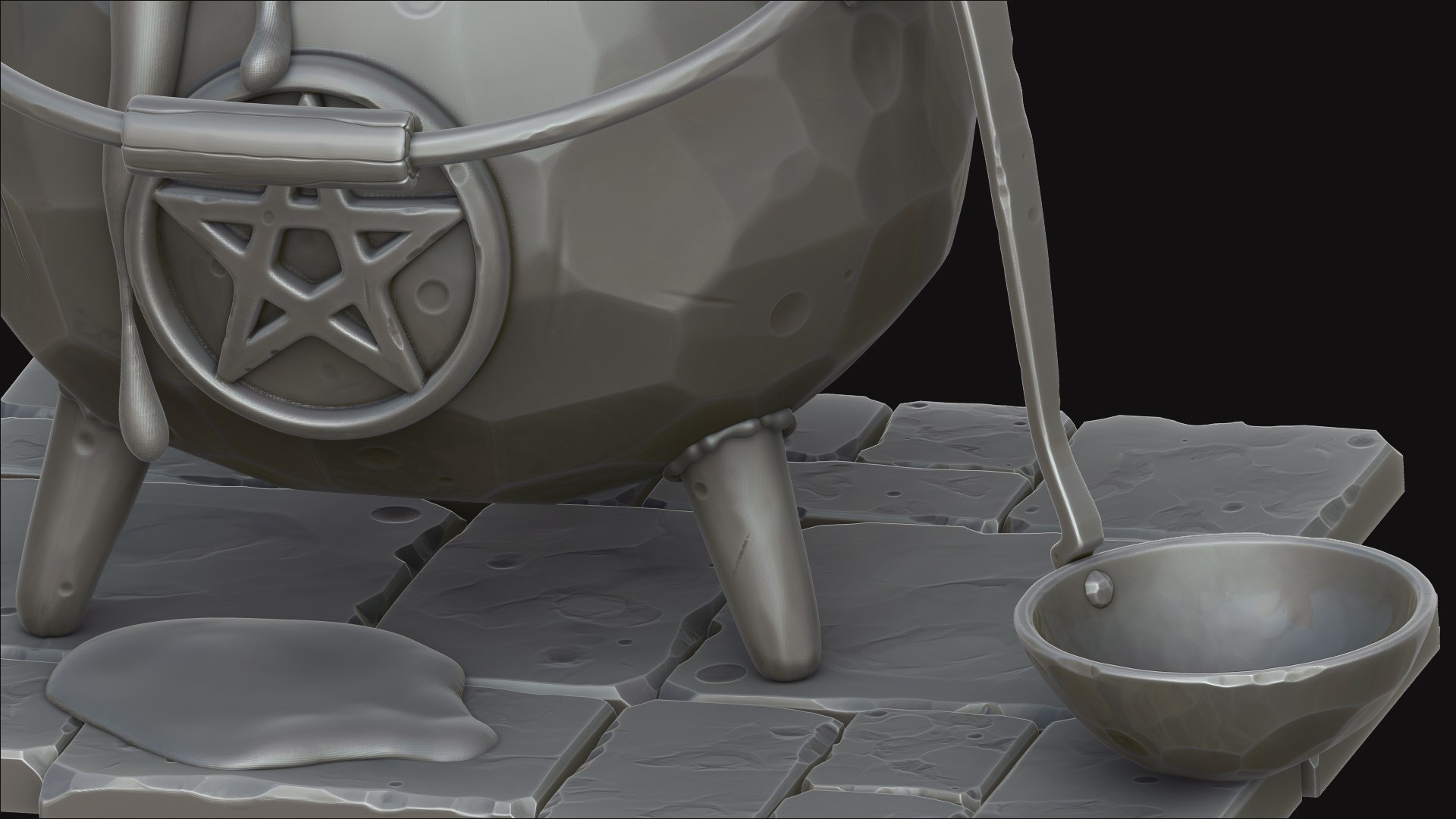 Stylized Cauldron 3D Model - TurboSquid 1812676