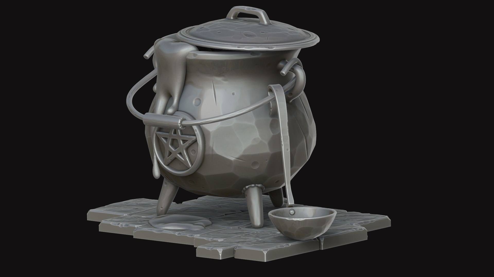 Stylized Cauldron 3D Model - TurboSquid 1812676