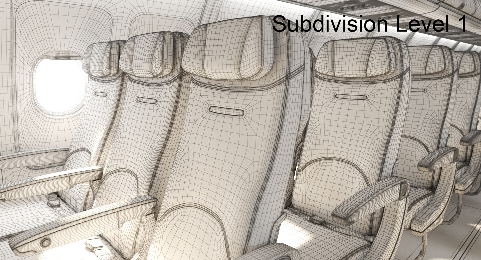 3D Airbus A320 Interior Cabin Economy 3D Model - TurboSquid 1794350