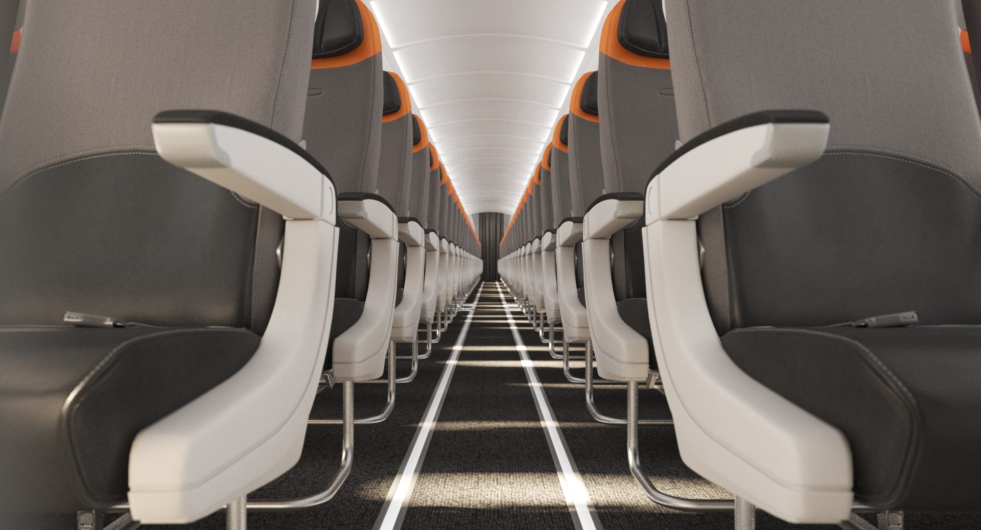 3D Airbus A320 Interior Cabin Economy 3D Model - TurboSquid 1794350