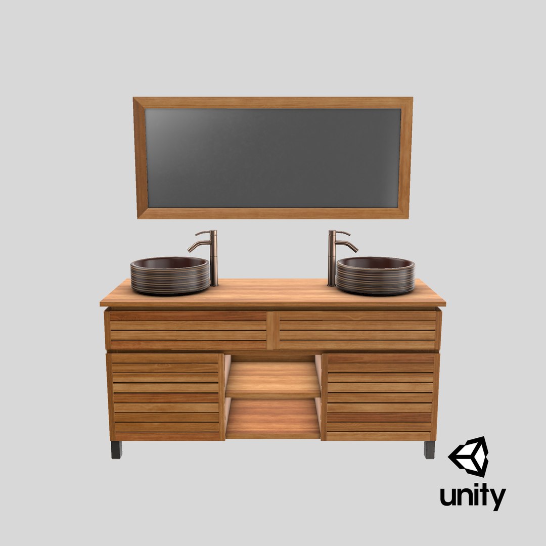 3D contemporary vanity model - TurboSquid 1282502