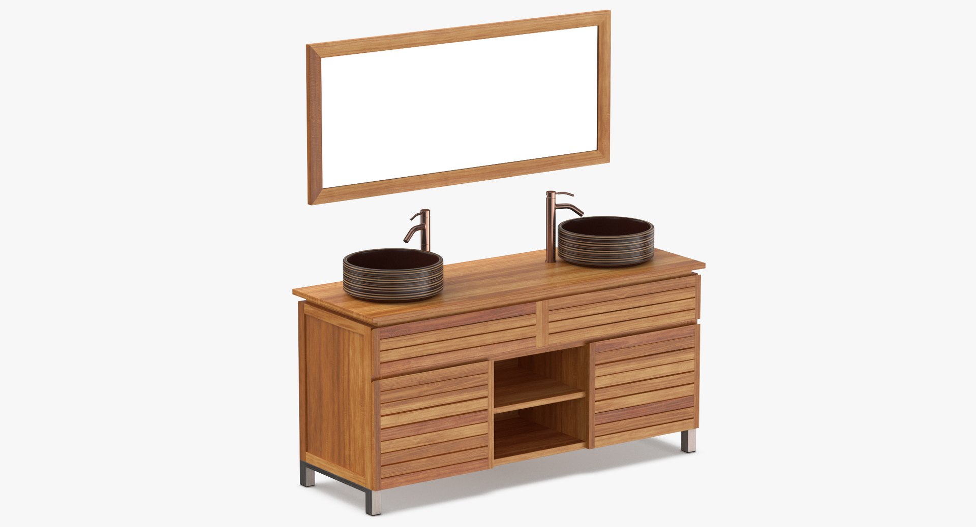 3D Contemporary Vanity Model - TurboSquid 1282502
