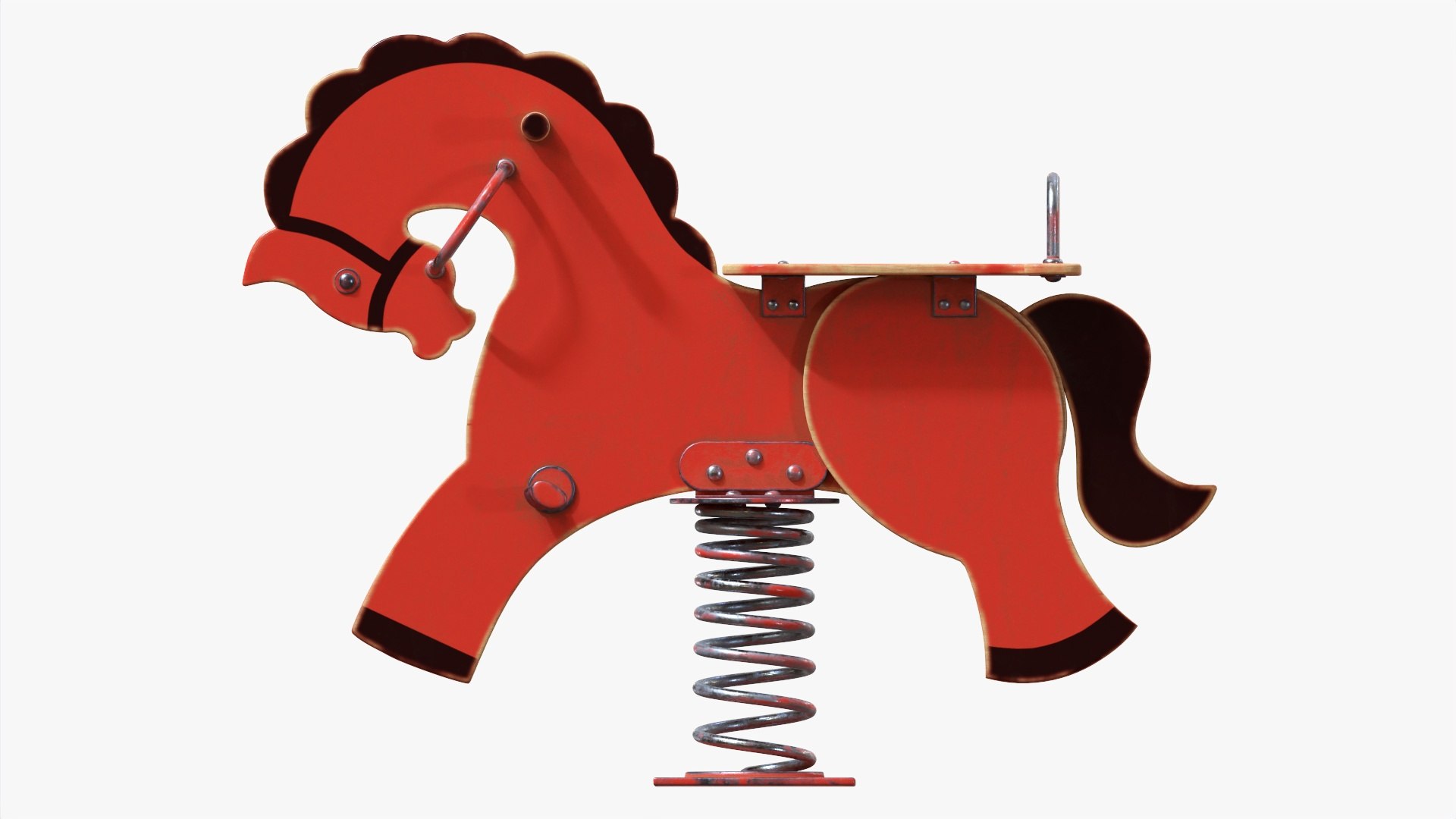 3D Spring rocking horse - TurboSquid 1856894