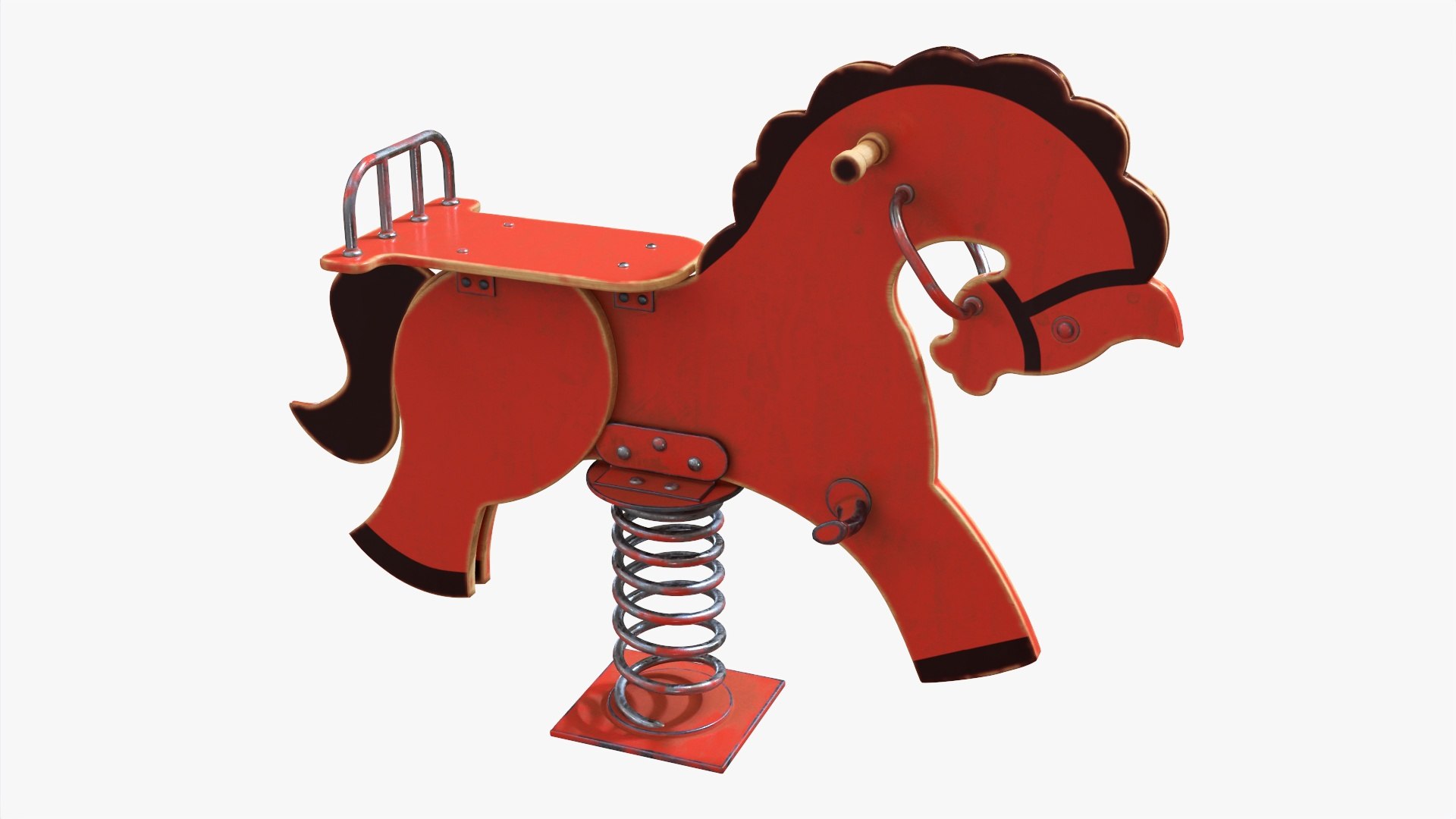 3D Spring Rocking Horse - TurboSquid 1856894