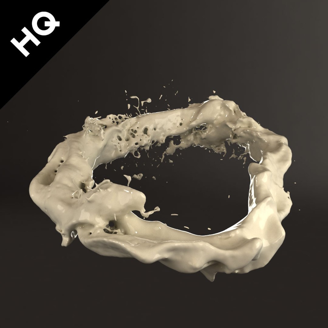 3d Splash Realflow Flow Model