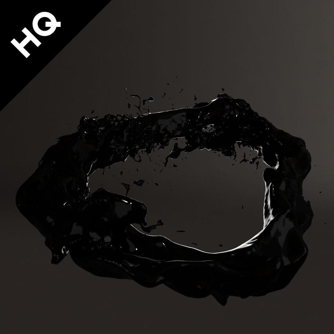 3d Splash Realflow Flow Model