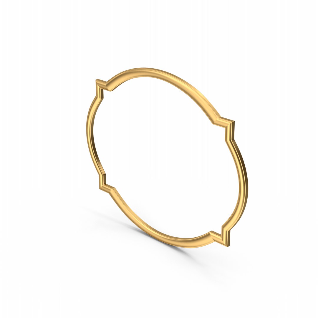 3D Gold Frame - TurboSquid 2207027