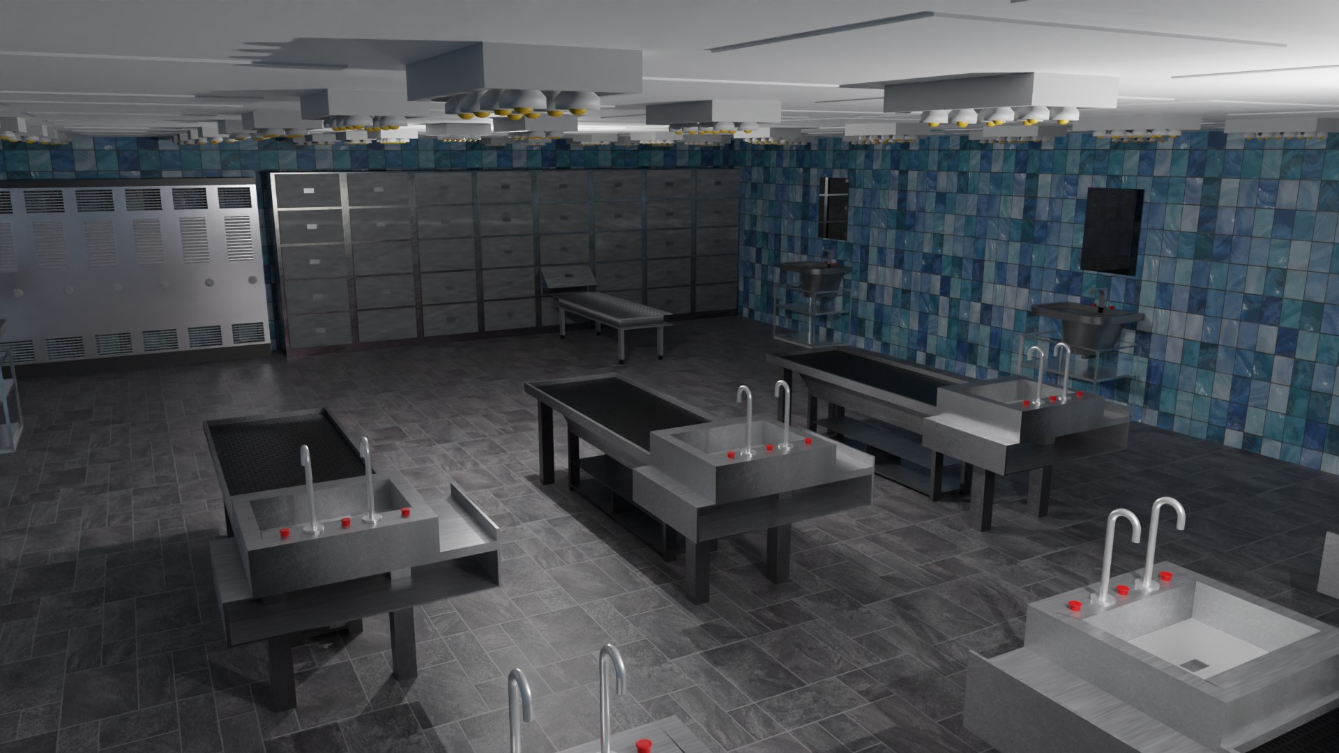 Autopsy Morgue Laboratory 3D Model - TurboSquid 2179894